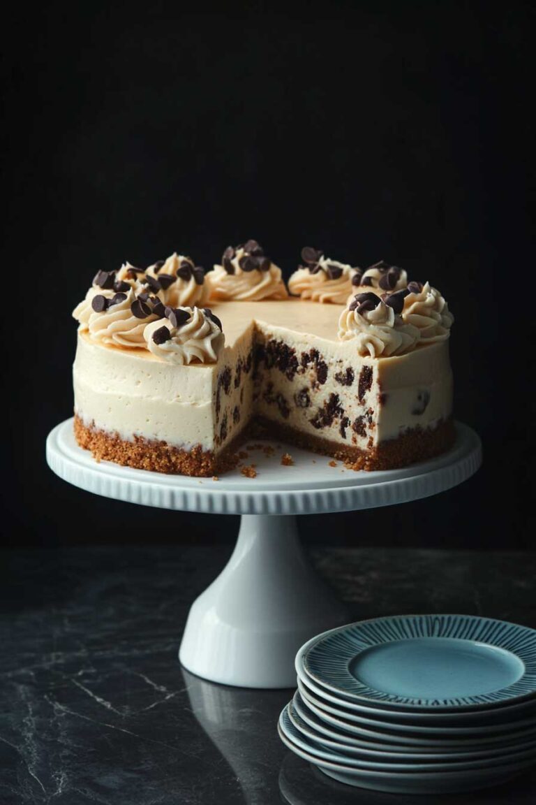 Chocolate Chip Cookie Dough Cheesecake: The Ultimate Indulgence ...