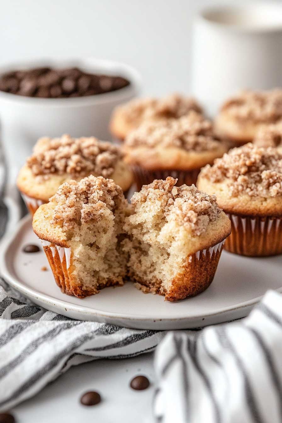 Coffee Cake Muffin - Dessert Hungry