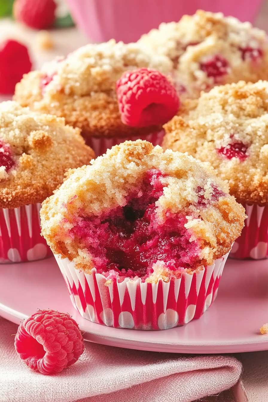 Lemon Raspberry Streusel Muffins – Easy, Fresh, and Bakery-Style ...