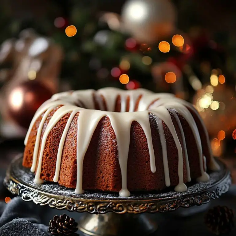 Mini Gingerbread Bundt Cakes - Dessert Hungry