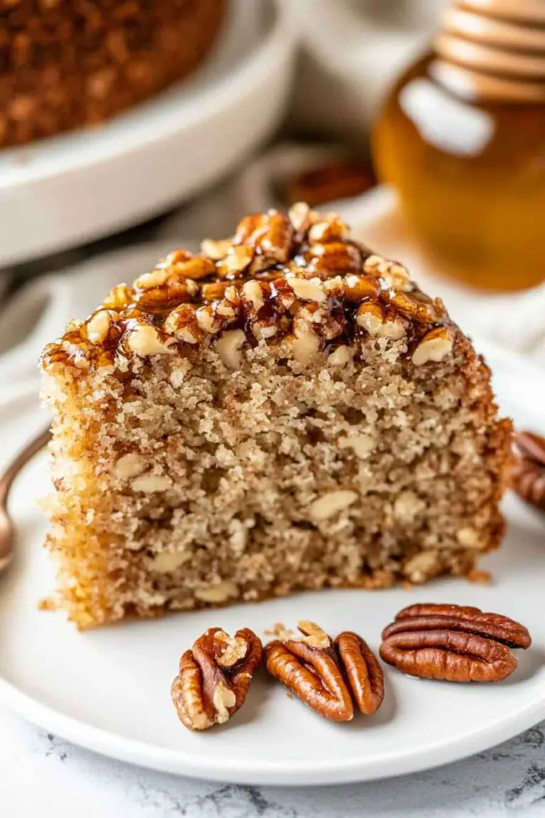 Pecan Pie Cake - Dessert Hungry