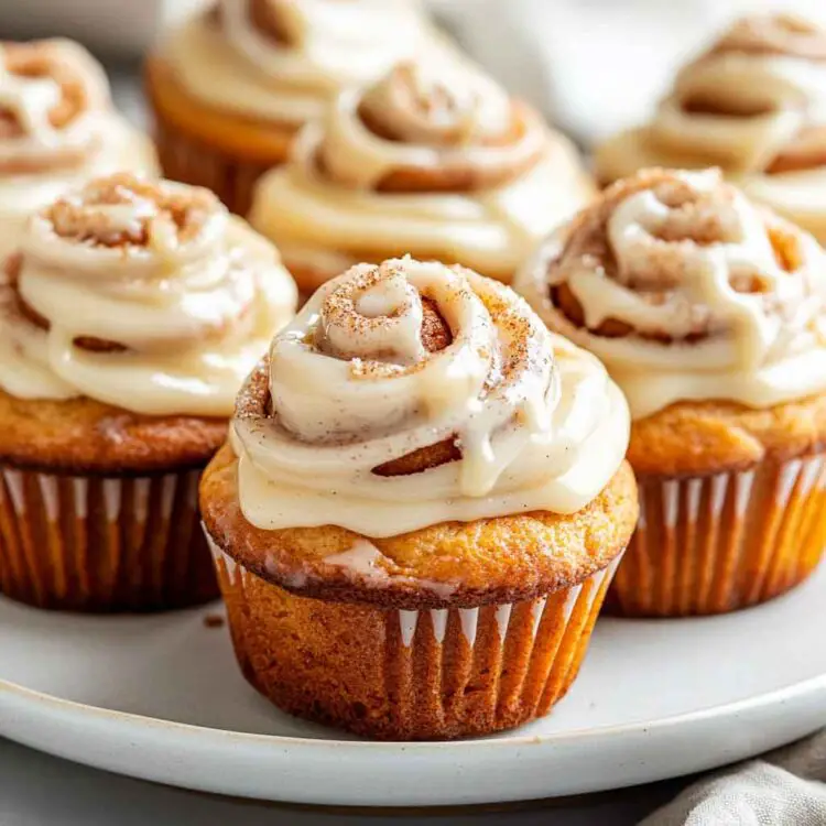 Cinnamon Roll Muffins (Soft, Sweet, and Swirled with Cinnamon) - Dessert Hungry