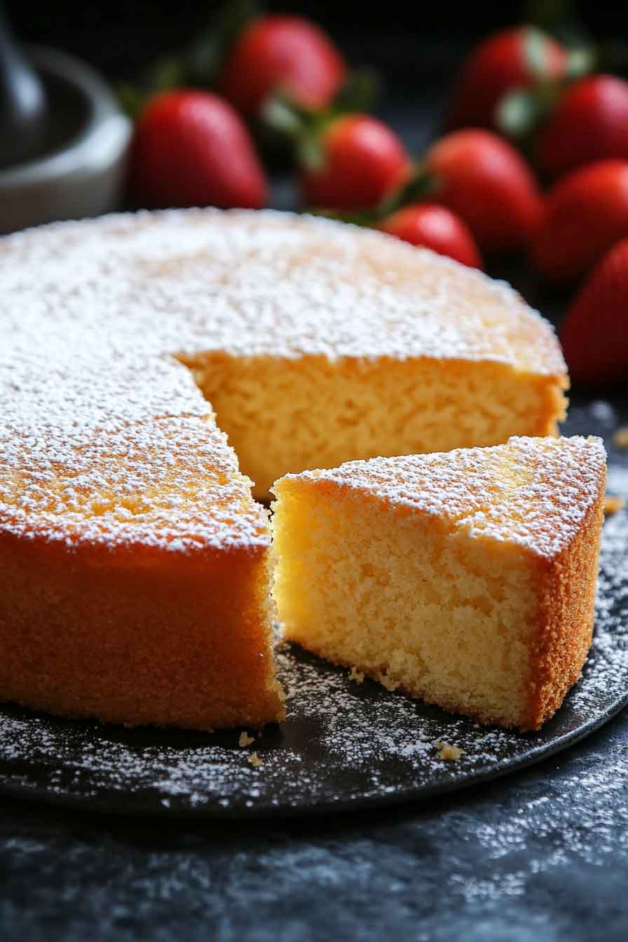 Italian Sponge Cake (Pan di Spagna) - Dessert Hungry