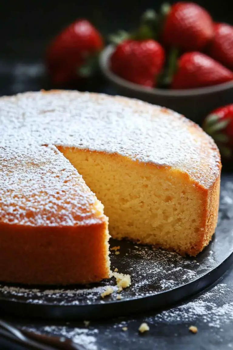 Italian Sponge Cake (Pan di Spagna) - Dessert Hungry
