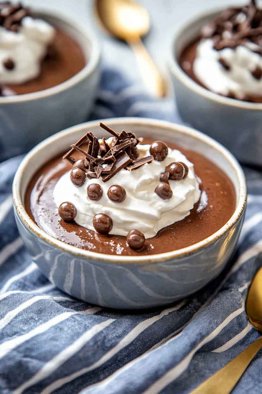 Creamy Chocolate Pudding - Dessert Hungry