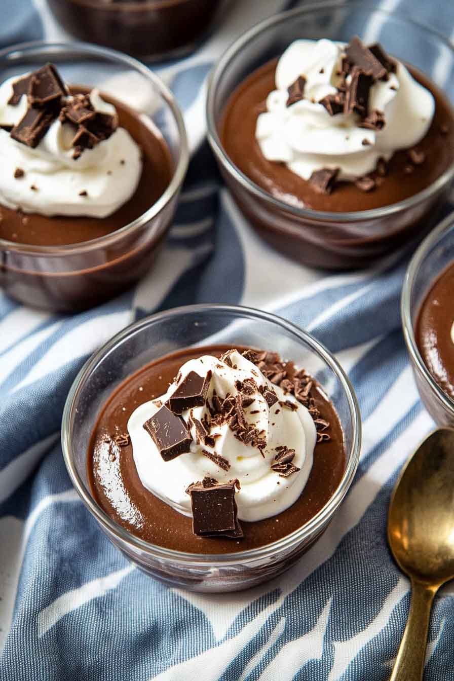 Creamy Chocolate Pudding - Dessert Hungry