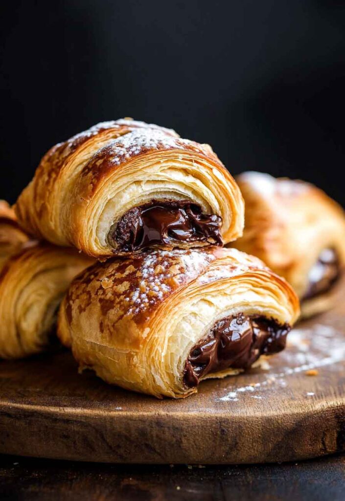 Homemade Chocolate Croissants Recipe - Dessert Hungry