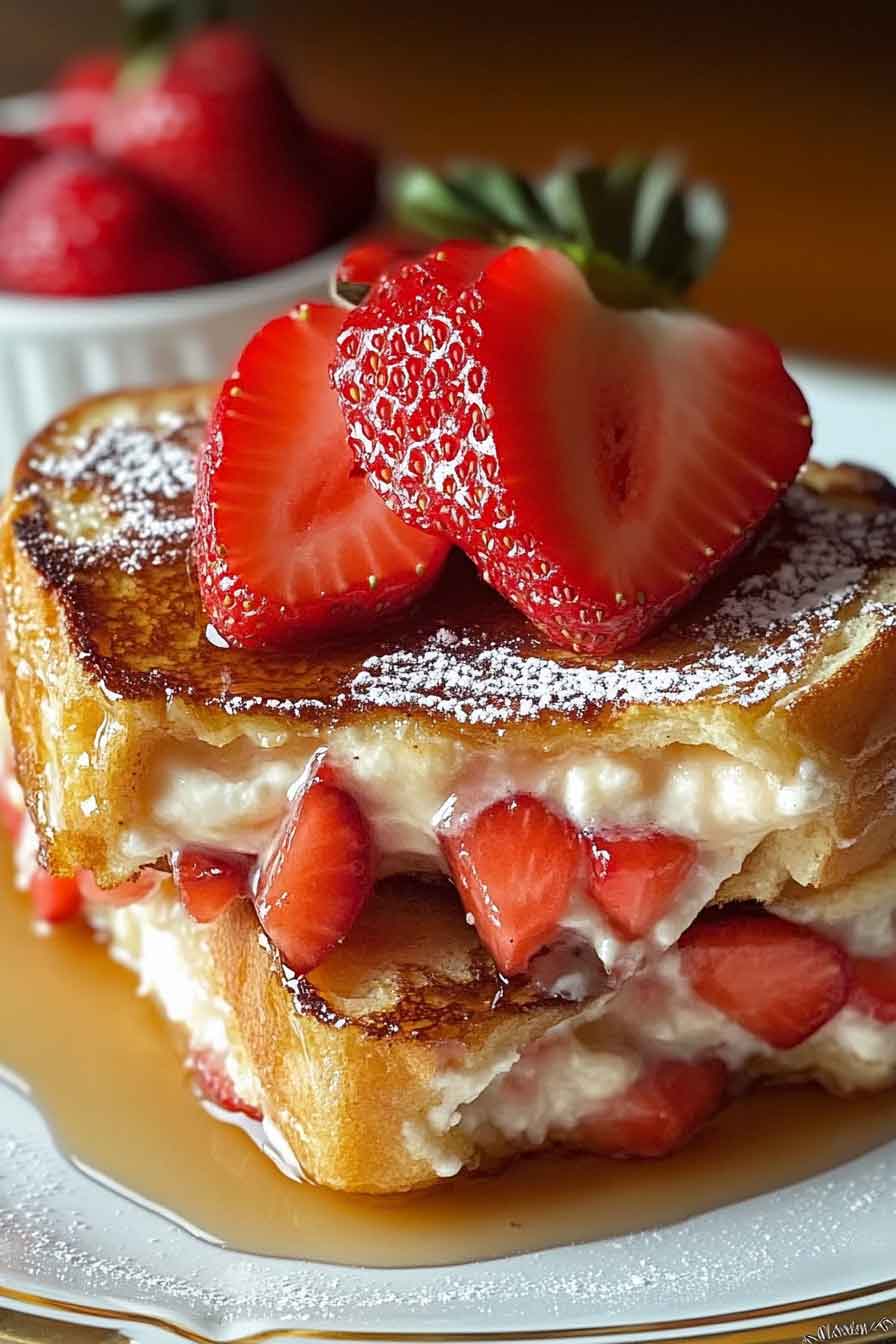 Beef French Toast Cheesecake Essence - Dessert Hungry