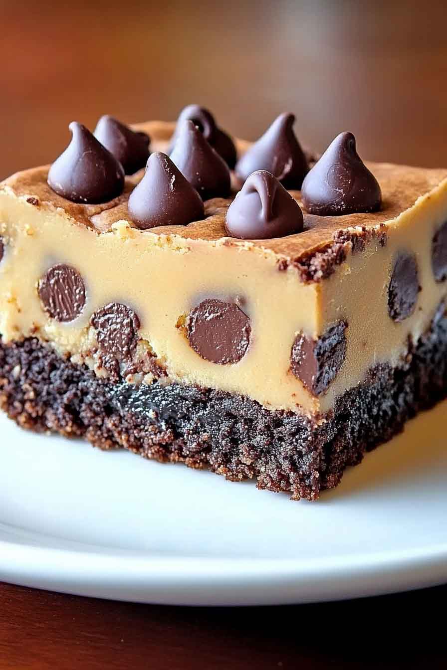 Brookie Layered Brownie Cookie Bars - Dessert Hungry