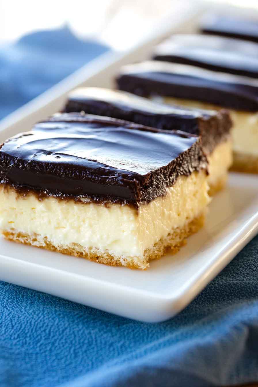 Elegant Boston Cream Dessert Bars - Dessert Hungry