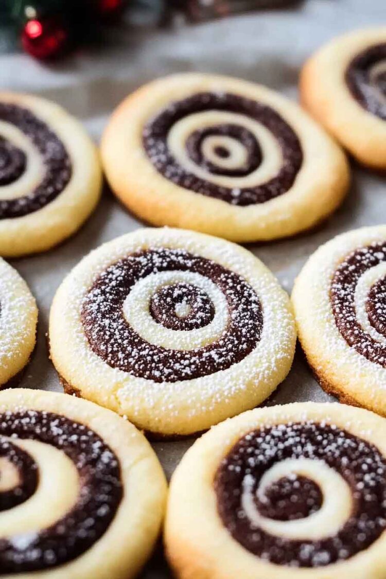 Raspberry Swirl Shortbread Cookies - Dessert Hungry