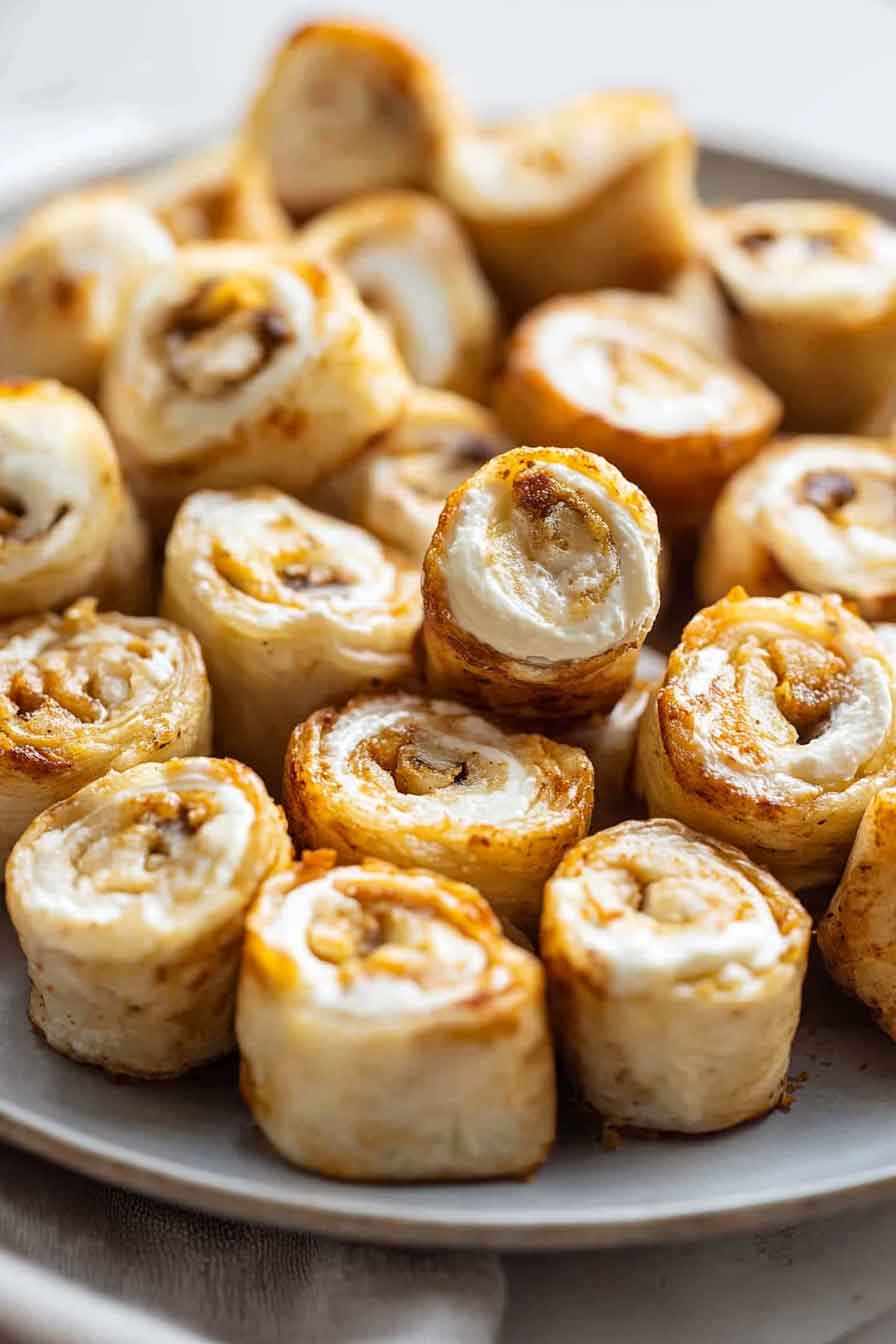 Cream Cheese Tortilla Bites - Dessert Hungry