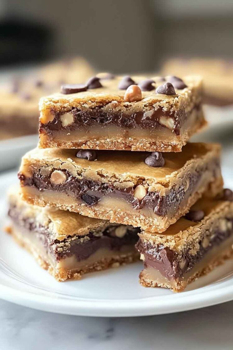 Billion Dollar Cookie Bars - Dessert Hungry