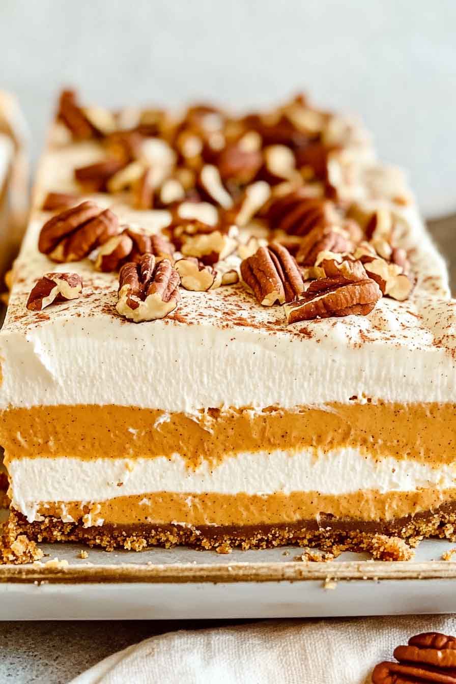 No Bake Pumpkin Delight - Dessert Hungry