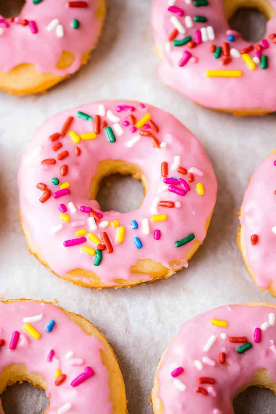 Crumbl Pink Donut Cookies - Dessert Hungry
