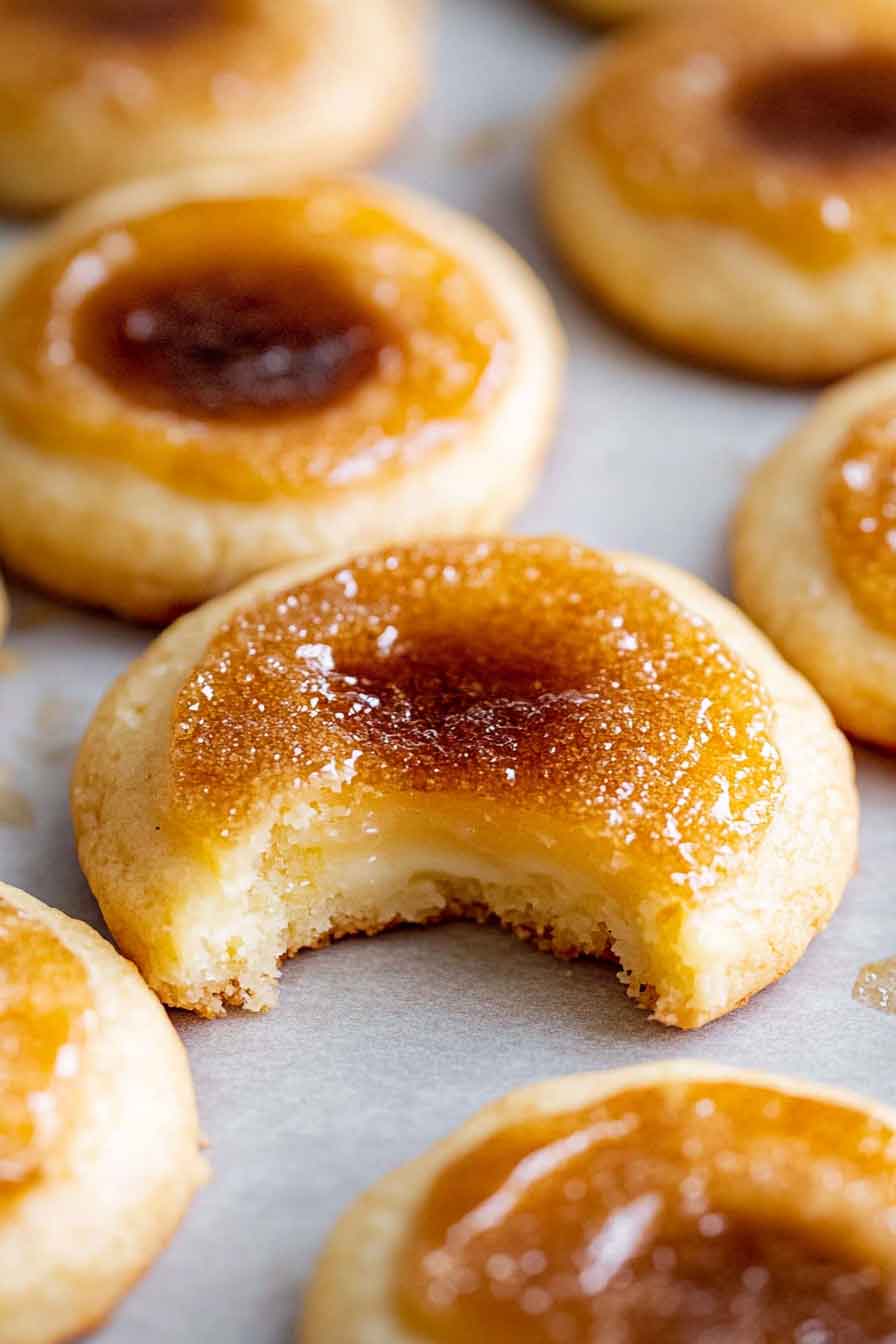 Crème Brûlée Cookies - Dessert Hungry
